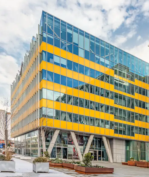 Yellow Building - Bright Services Solutions